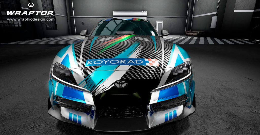 TOYOTA_SUPRA | Wraphic Design Studio